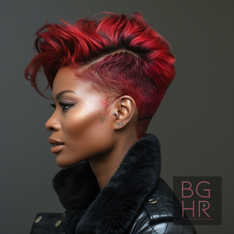 Rock Your Style with Bold Colored Pixie Cuts – Find Your Shade! – Black ...