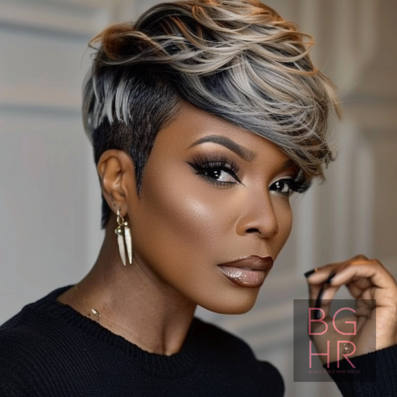 Rock Your Style with Bold Colored Pixie Cuts – Find Your Shade! – Black ...