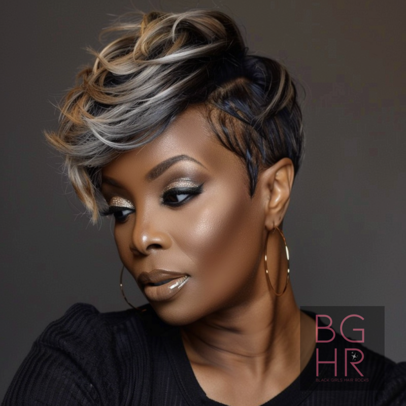 Rock Your Style with Bold Colored Pixie Cuts – Find Your Shade! – Black ...