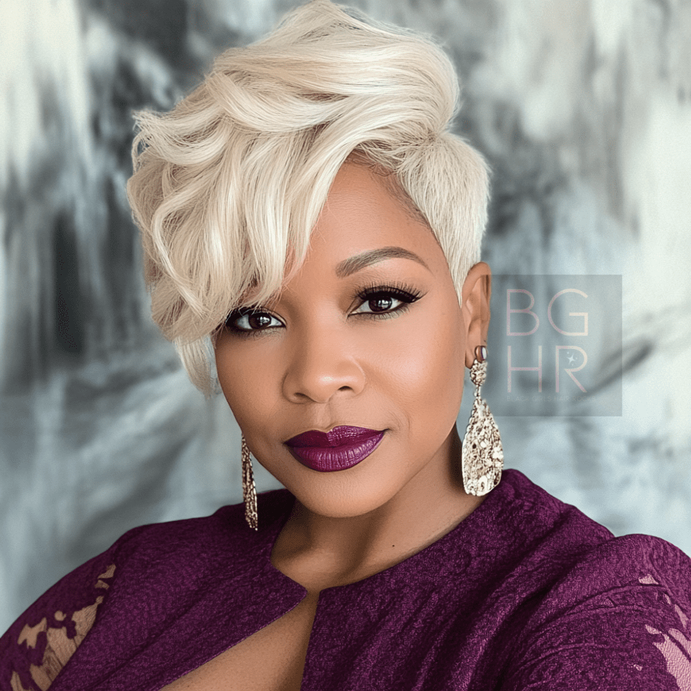 10 Stunning Color Pixie Cuts for Black Women | Bold, Beautiful ...