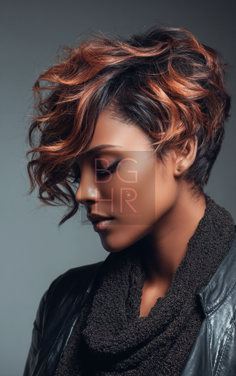 Sleek Silk-Press Pixies & Press‑and‑Curl Styles for Black Hair – Black Girls Hair Rocks