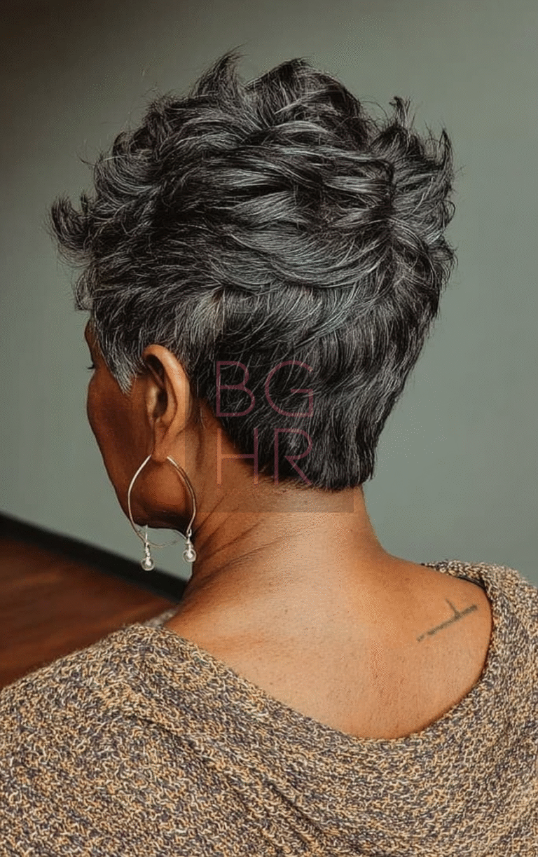 Sleek Silk-Press Pixies & Press‑and‑Curl Styles for Black Hair – Black ...
