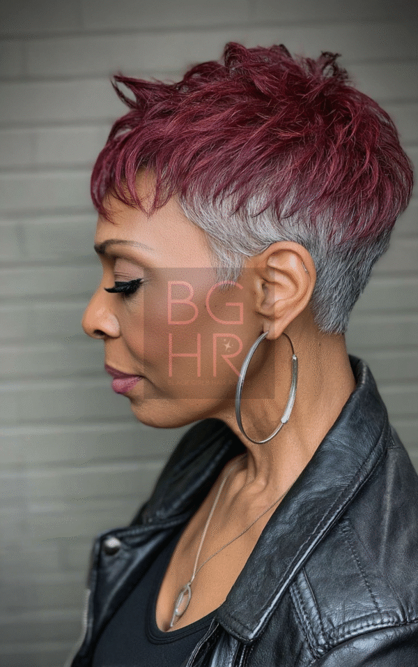 Sleek Silk-Press Pixies & Press‑and‑Curl Styles for Black Hair – Black ...