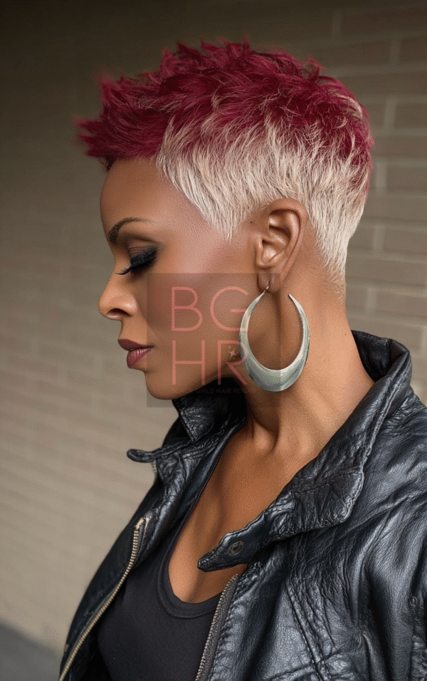 Sleek Silk-Press Pixies & Press‑and‑Curl Styles for Black Hair – Black ...
