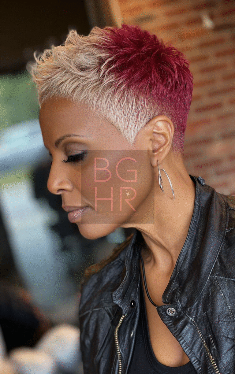 Sleek Silk-Press Pixies & Press‑and‑Curl Styles for Black Hair – Black ...