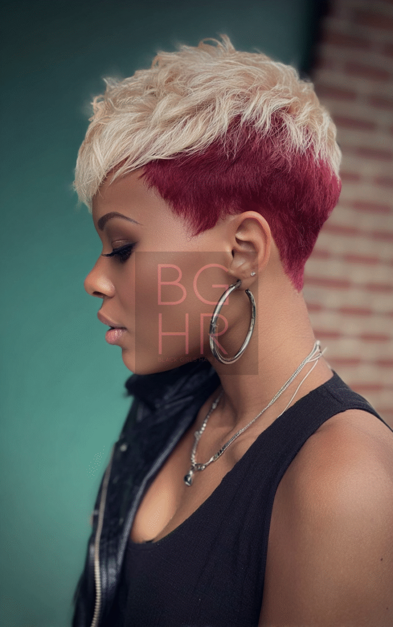 Sleek Silk-Press Pixies & Press‑and‑Curl Styles for Black Hair – Black ...